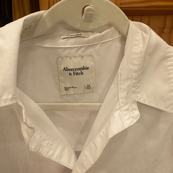 Abercrombie & Fitch | Tops | Abercrombie And Fitch Oversized Poplin ...